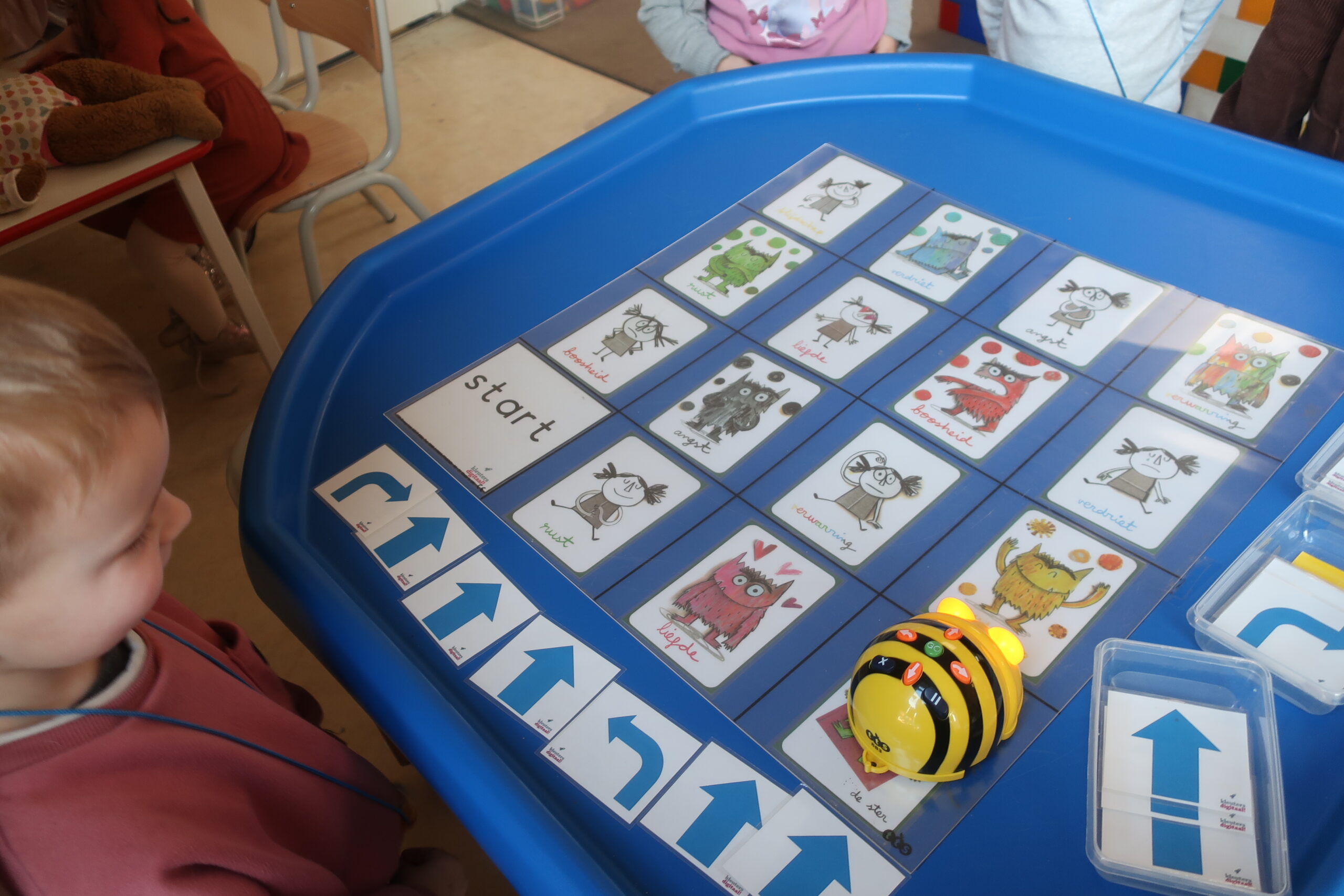 Spelen met de bee-bot - den Heuvel